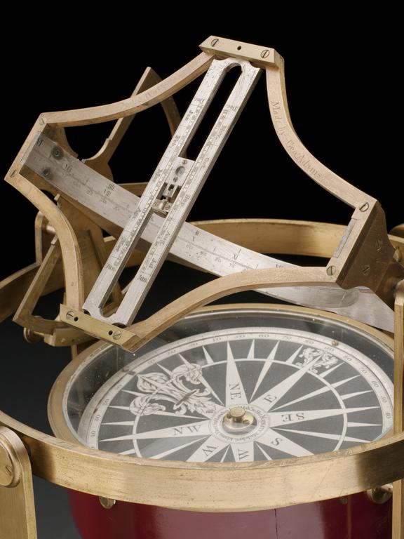 Meridional compass: Rare George Adams Brass: Walker | Science Museum ...