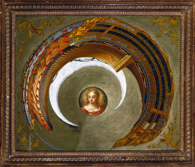 Anamorphosis Painting of Perspective View of a Ship Model | Science ...