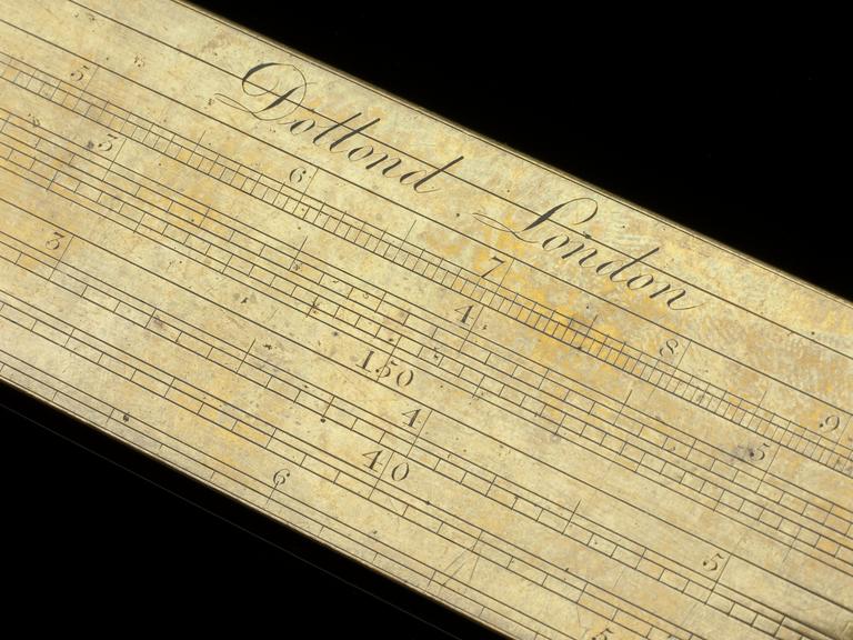 Navigator's rule with Gunter's scale | Science Museum Group Collection