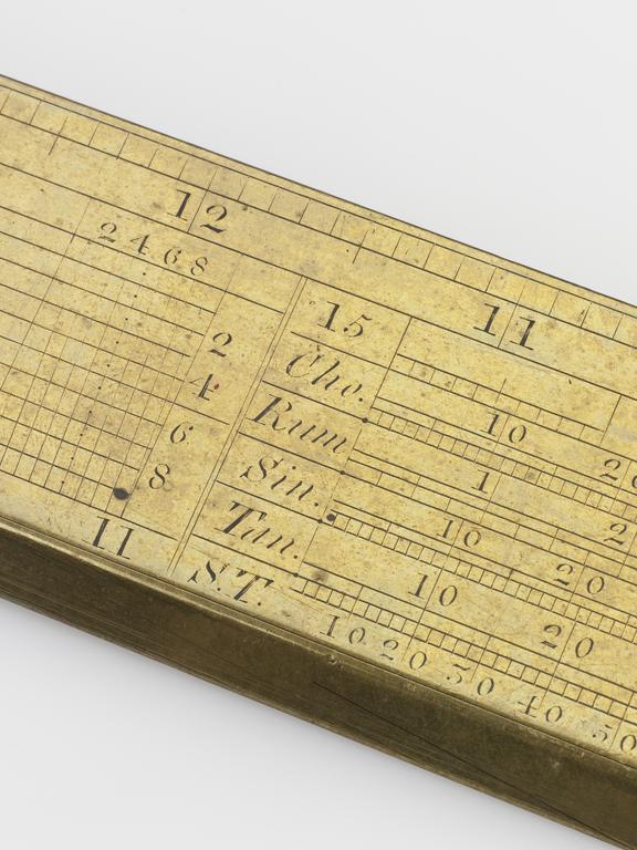 Navigator's rule with Gunter's scale | Science Museum Group Collection