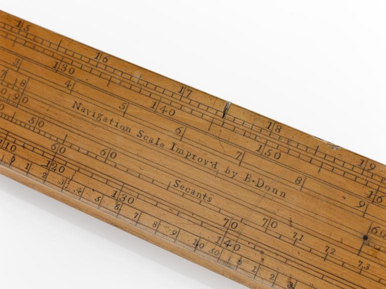 Navigator's Gunter scale in boxwood 24" long | Science Museum Group ...