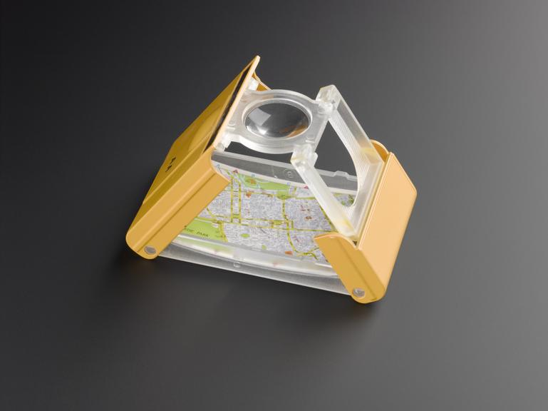 Yellow example of Mk I Micromap | Science Museum Group Collection