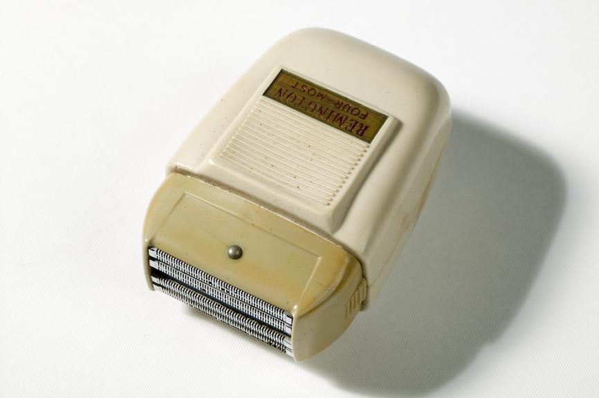 Electric shaver in a leather case by Remington | Science Museum Group ...