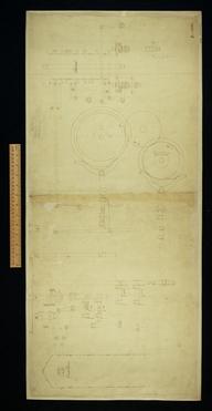 Tracing sketch of the Analytical Engine. Elevation. | Science Museum ...