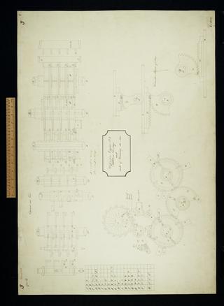 Addition carriage and mode of driving the axes of Difference Engine No ...