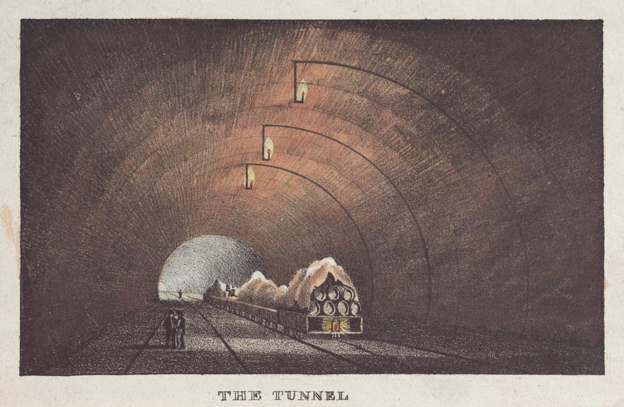 Four small coloured lithographs based on The Shaw Ackerman prints (1833 ...