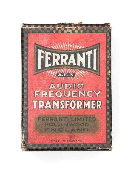 Ferranti intervalve audio frequency transformer type AF3 | Science ...