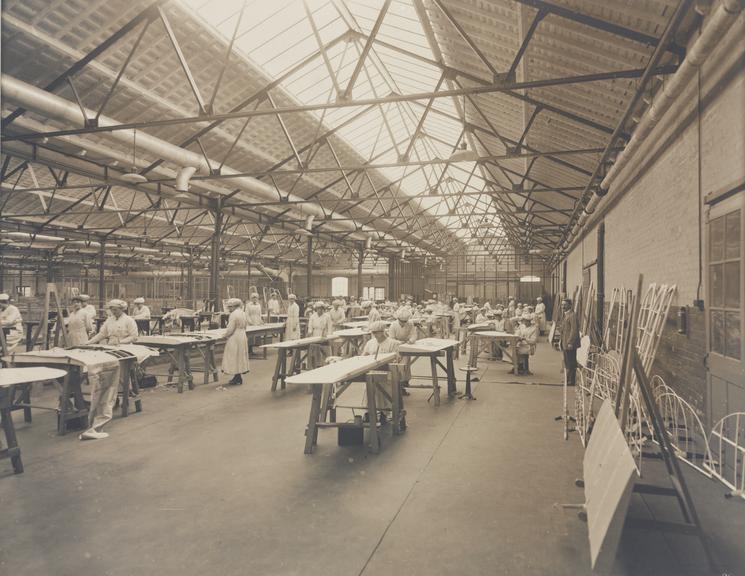 The Cunard Line. War Work - Building Aeroplanes at Aintree, Liverpool ...