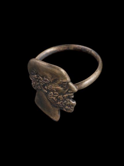 Finger ring, bronze, bezel ostensibly Hippocrates | Science Museum ...