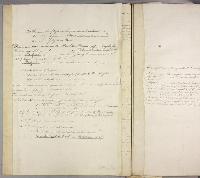 Notation for square root. | Science Museum Group Collection