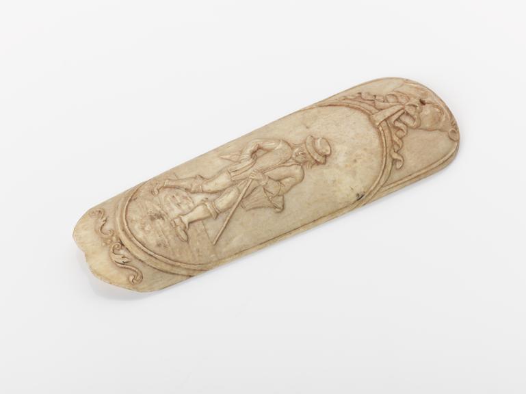 Ivory snuff rasp cover (metal rasp missing) shoe horn shaped | Science ...