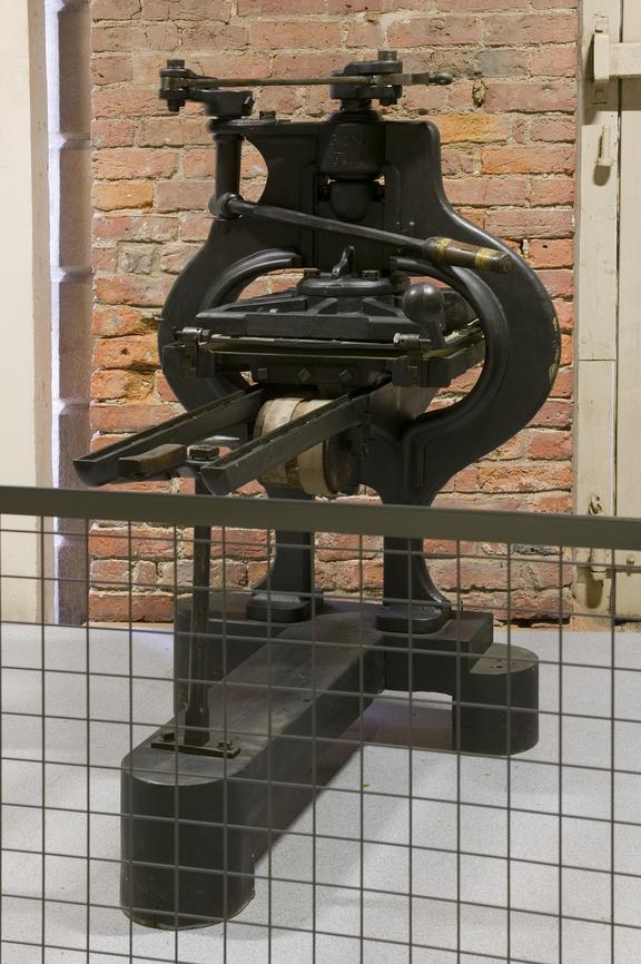 Stanhope iron hand-operated printing press made by I. Brooks | Science ...