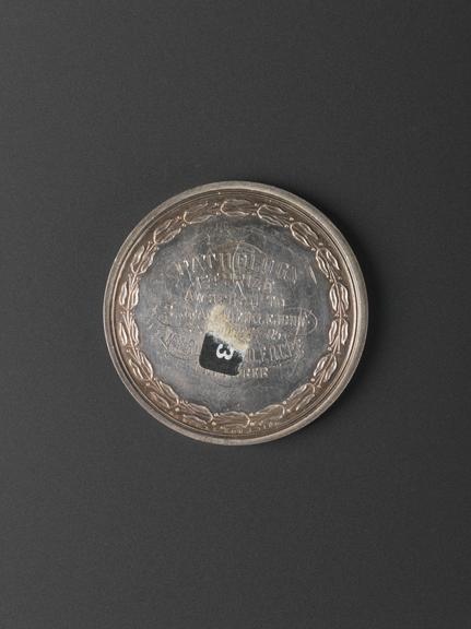 Medal given as a prize for pathology at the Medical College for Women ...