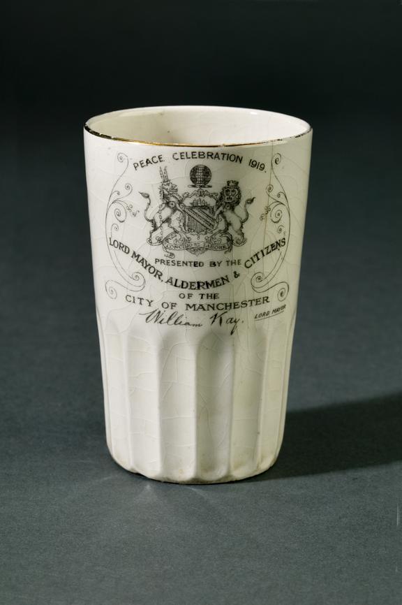 Manchester Peace Celebration Commemorative Beaker | Science Museum ...