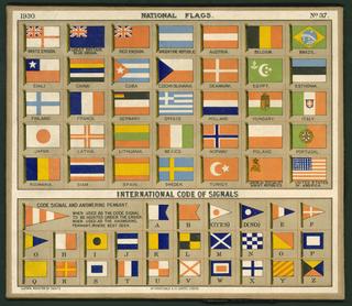 Print (coloured) of British and Foreign Flags | Science Museum Group ...