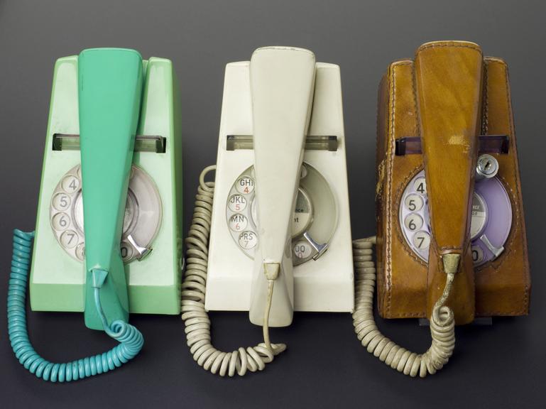 Trimphone in two-tone green, 1982 | Science Museum Group Collection
