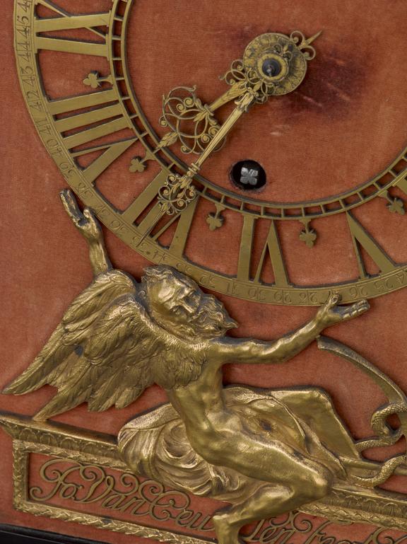 Spring-driven pendulum clock by Johannes van Ceulen of The Hague, c ...