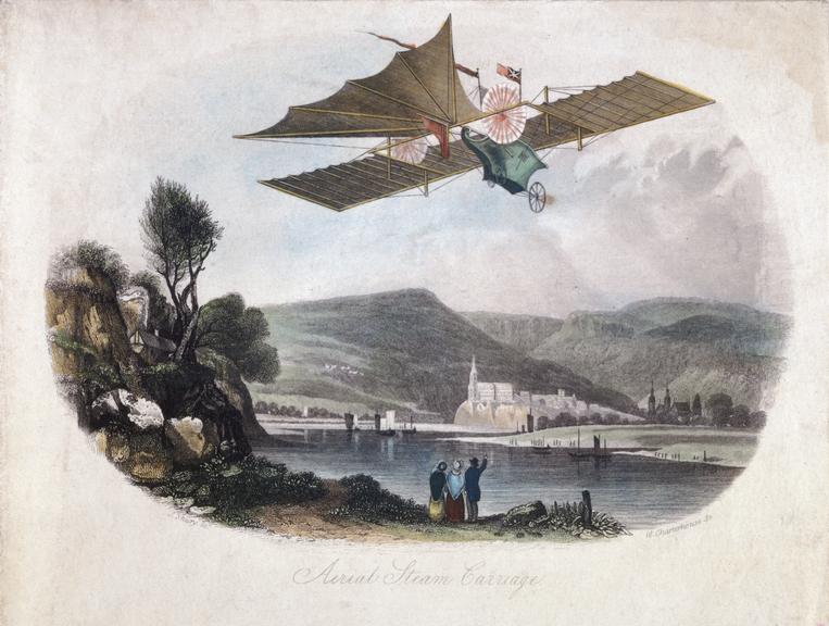 Aerial Steam carriage | Science Museum Group Collection