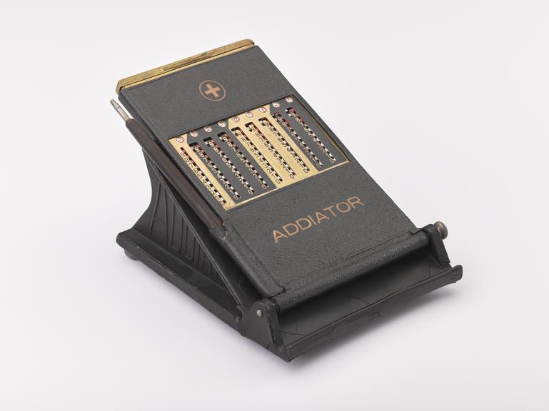 'Addiator' calculating machine, c 1924. | Science Museum Group Collection