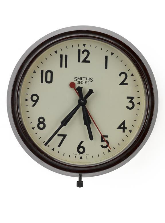 Sectric synchronous motor electric wall clock | Science Museum Group ...