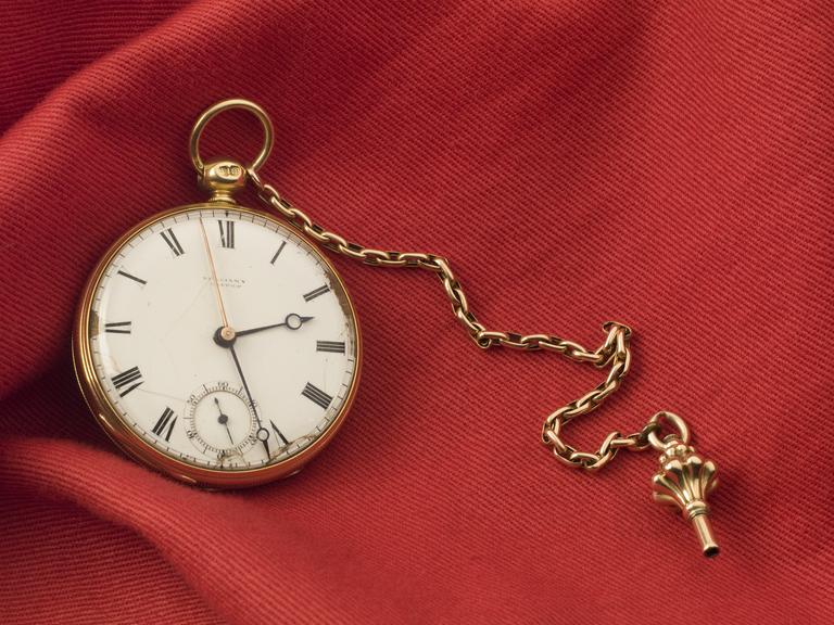 18-carat gold openface lever pocket watch signed 'VULLIAMY | Science ...