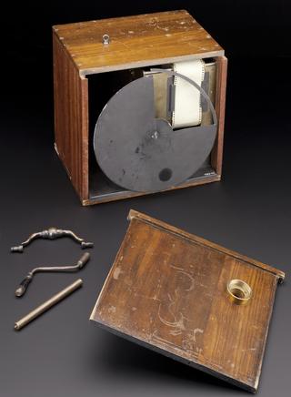 Reconstruction of cinematograph camera for use with paper film ...