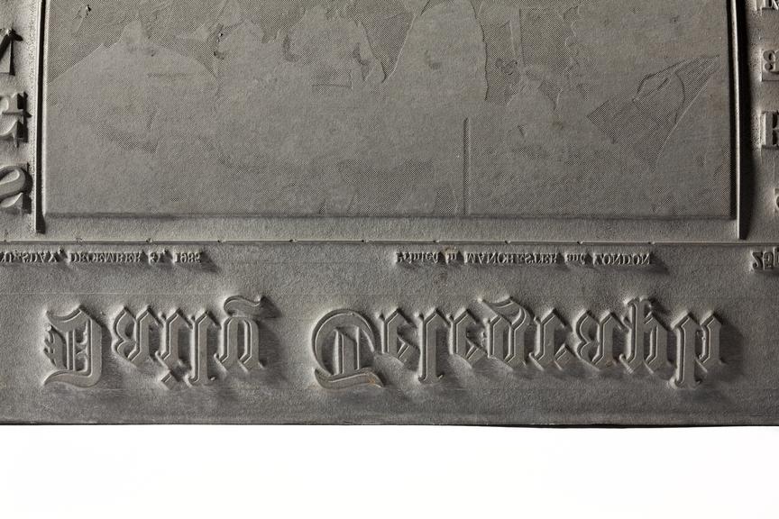 Curved Hot Metal Stereotype Printing Plate | Science Museum Group ...