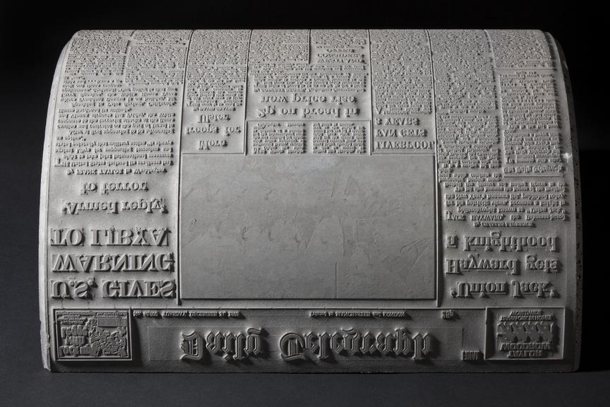 Curved Hot Metal Stereotype Printing Plate | Science Museum Group ...