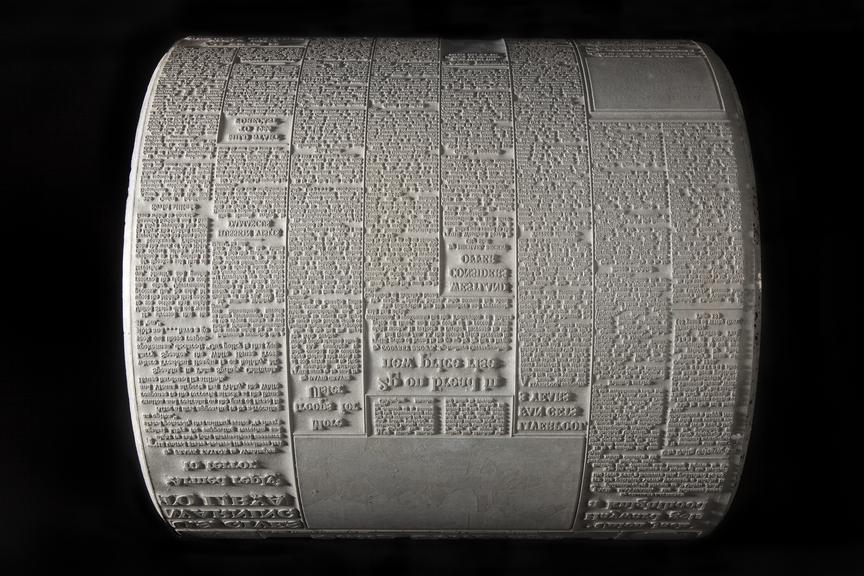 Curved Hot Metal Stereotype Printing Plate | Science Museum Group ...