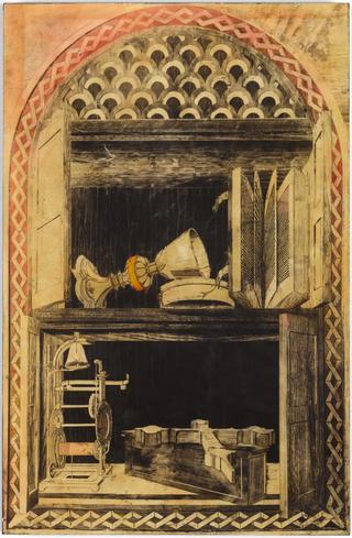 Photograph of a Monastic Alarm Clock from the Victoria and Albert ...