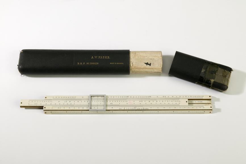 Slide rule in case | Science Museum Group Collection