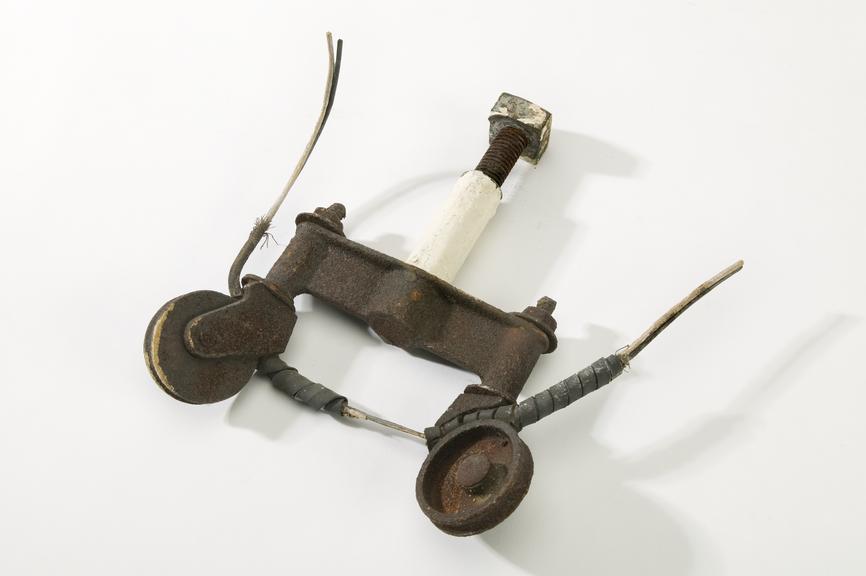 Telephone Overhead Cable Bracket Clamps | Science Museum Group Collection