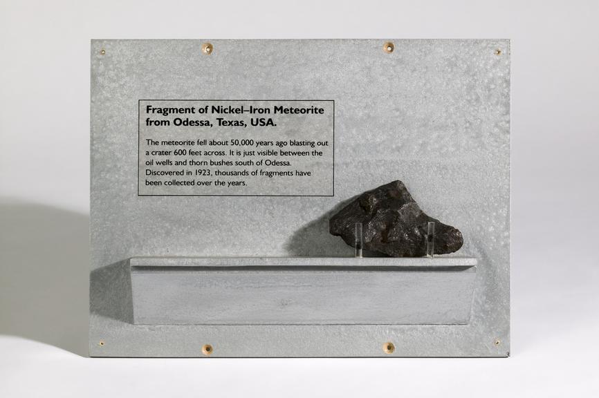 Fragment of Nickel-Iron meteorite from Odessa | Science Museum Group ...