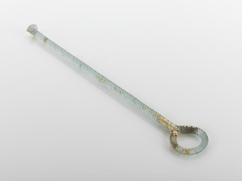 Glass stirring rod, Roman, 199 BCE-500 CE | Science Museum Group Collection