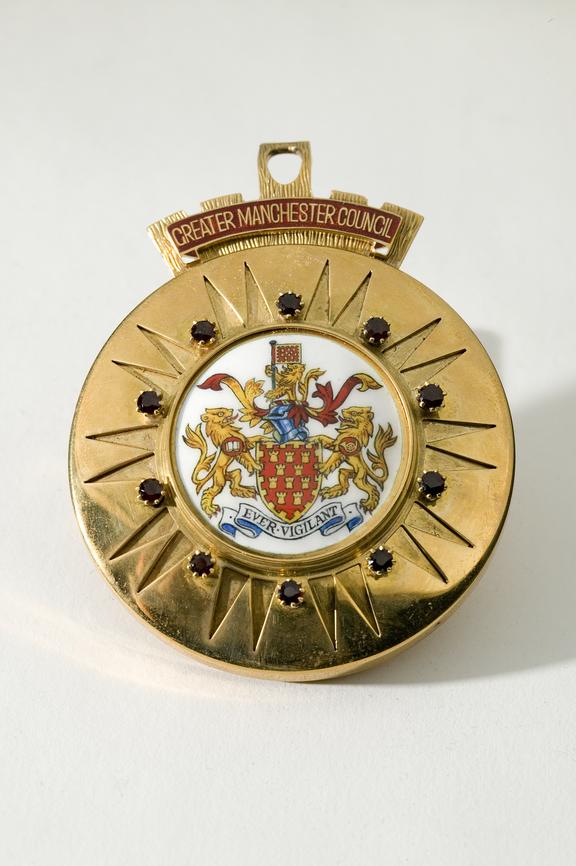 Greater Manchester Council Chairman's badge of office | Science Museum ...