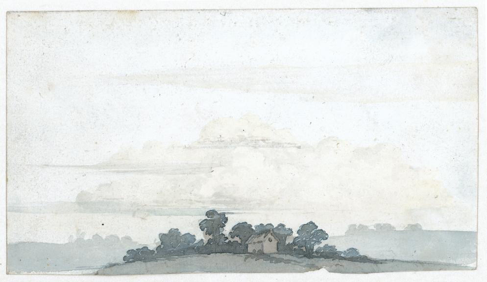 Cloud study of Cumulo-stratus above house in landscape | Science Museum ...