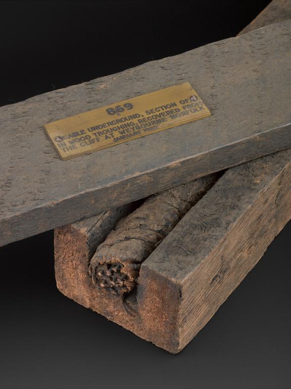 Section of underground cable | Science Museum Group Collection