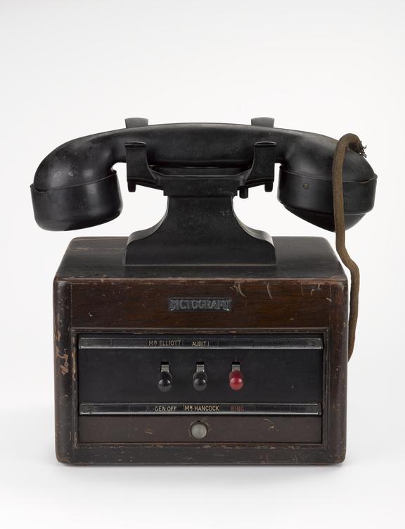 Dictograph telephone and office exchange | Science Museum Group Collection