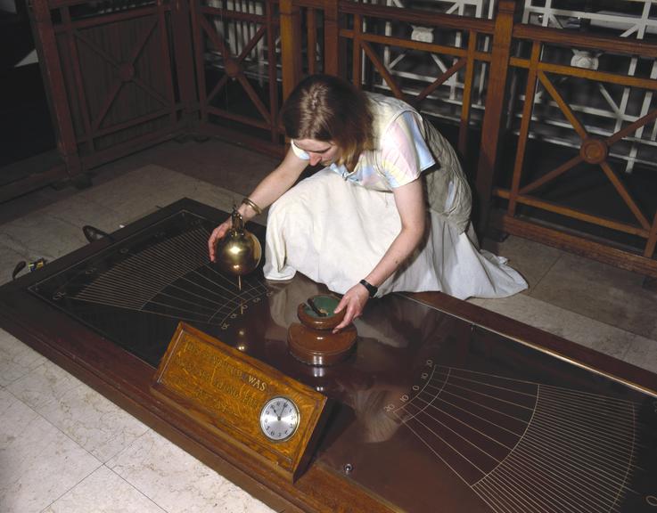 Foucault Pendulum for demonstrating the Earth's rotation, with stand ...