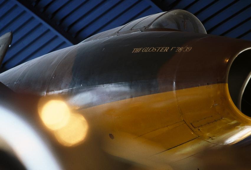 Gloster-Whittle E28/39 jet aeroplane, built 1941. | Science Museum ...