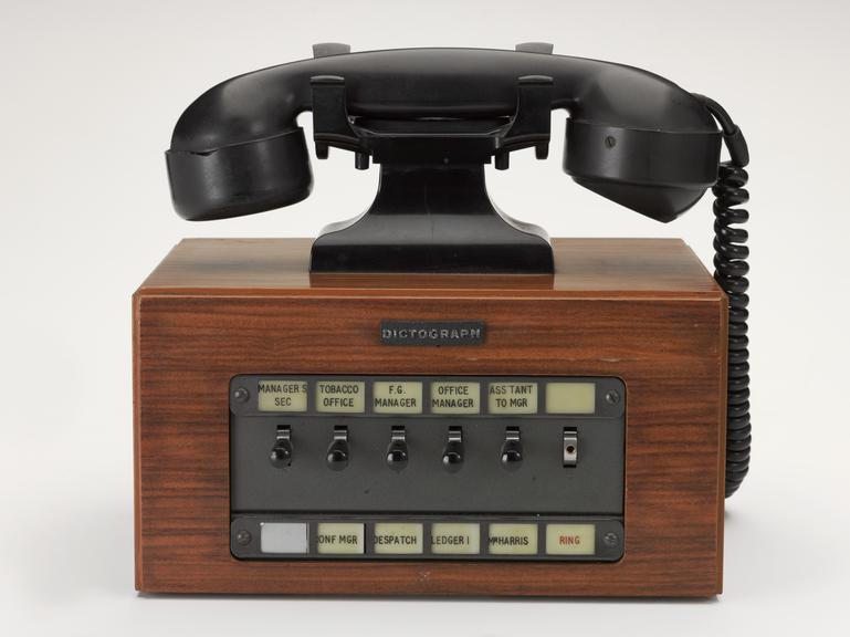 Dictograph telephone and office exchange | Science Museum Group Collection