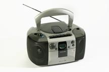 Philips radio cassette CD player | Science Museum Group Collection