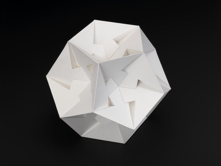 Set of 70 polyhedron models showing the icosahedron and its 58 ...