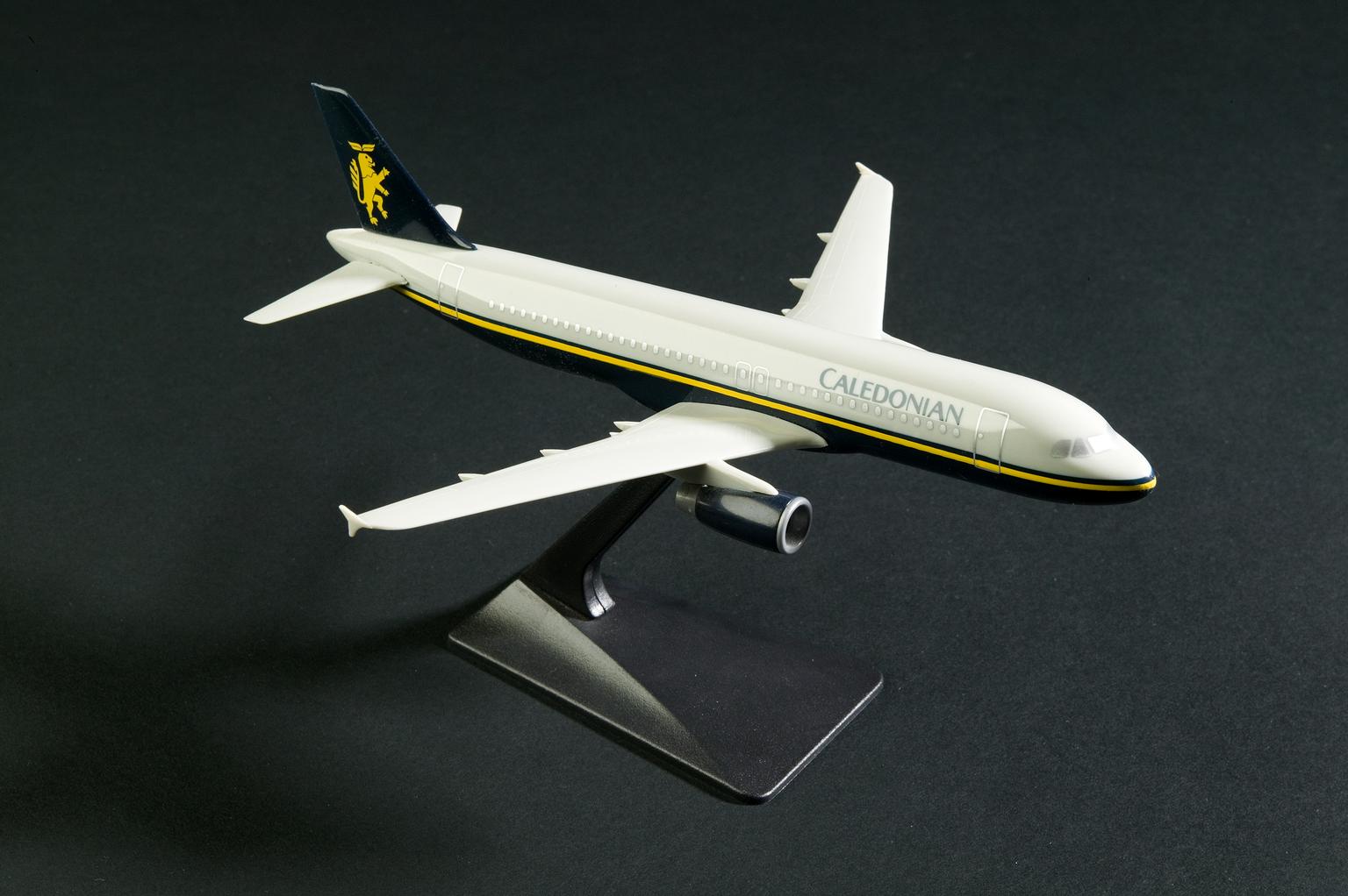 Airbus A320 scale model in Caledonian colours | Science Museum Group ...
