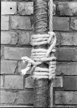 Works photographic negative of lashed cables | Science Museum Group ...