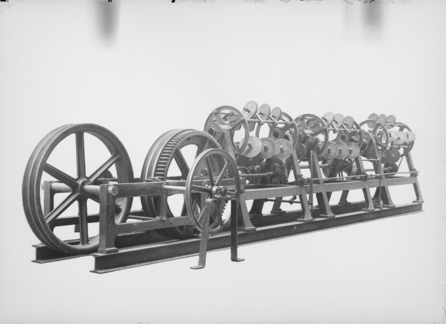 Works photographic negative of horizontal lapping machine | Science ...