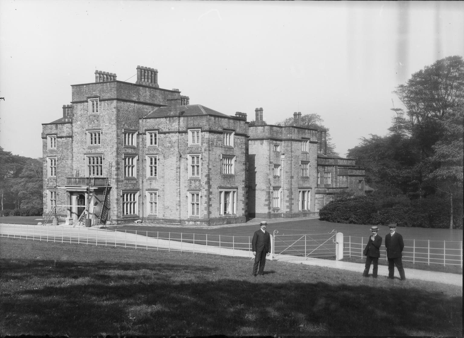 Works photographic negative of view of Winstanley Hall, Wigan | Science ...