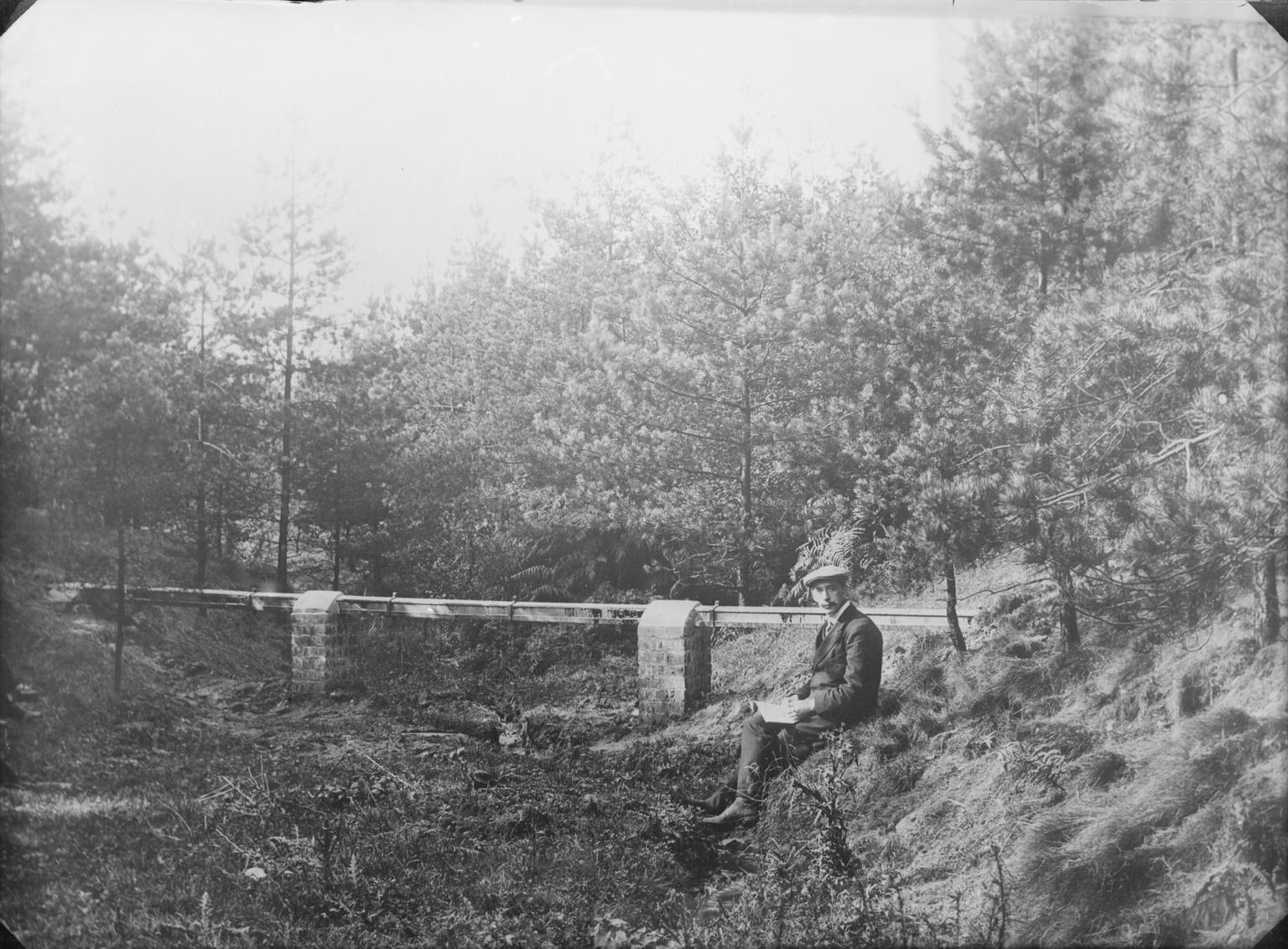 Works photographic negative of cable in trunking, Winstanley Hall ...