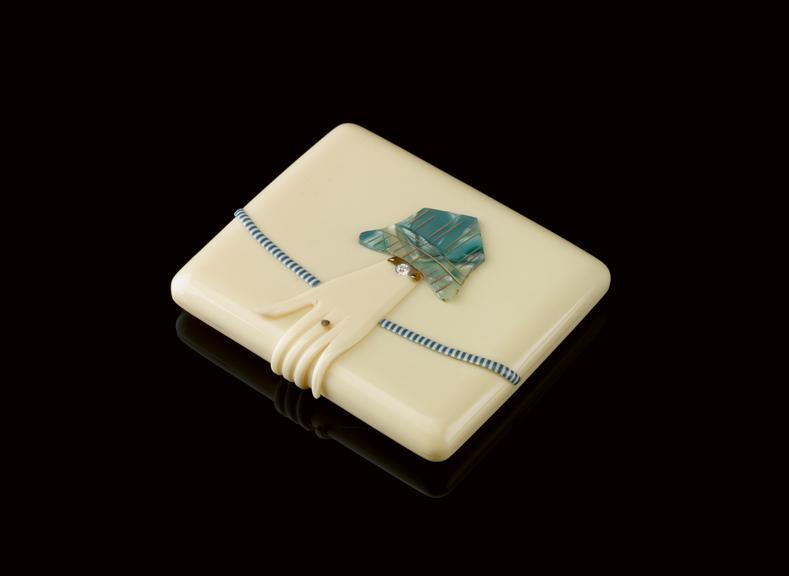 Rectangular ivory celluloid cigarette case | Science Museum Group ...