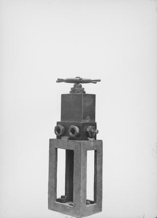 Works photographic negative of equipment for lead press | Science ...